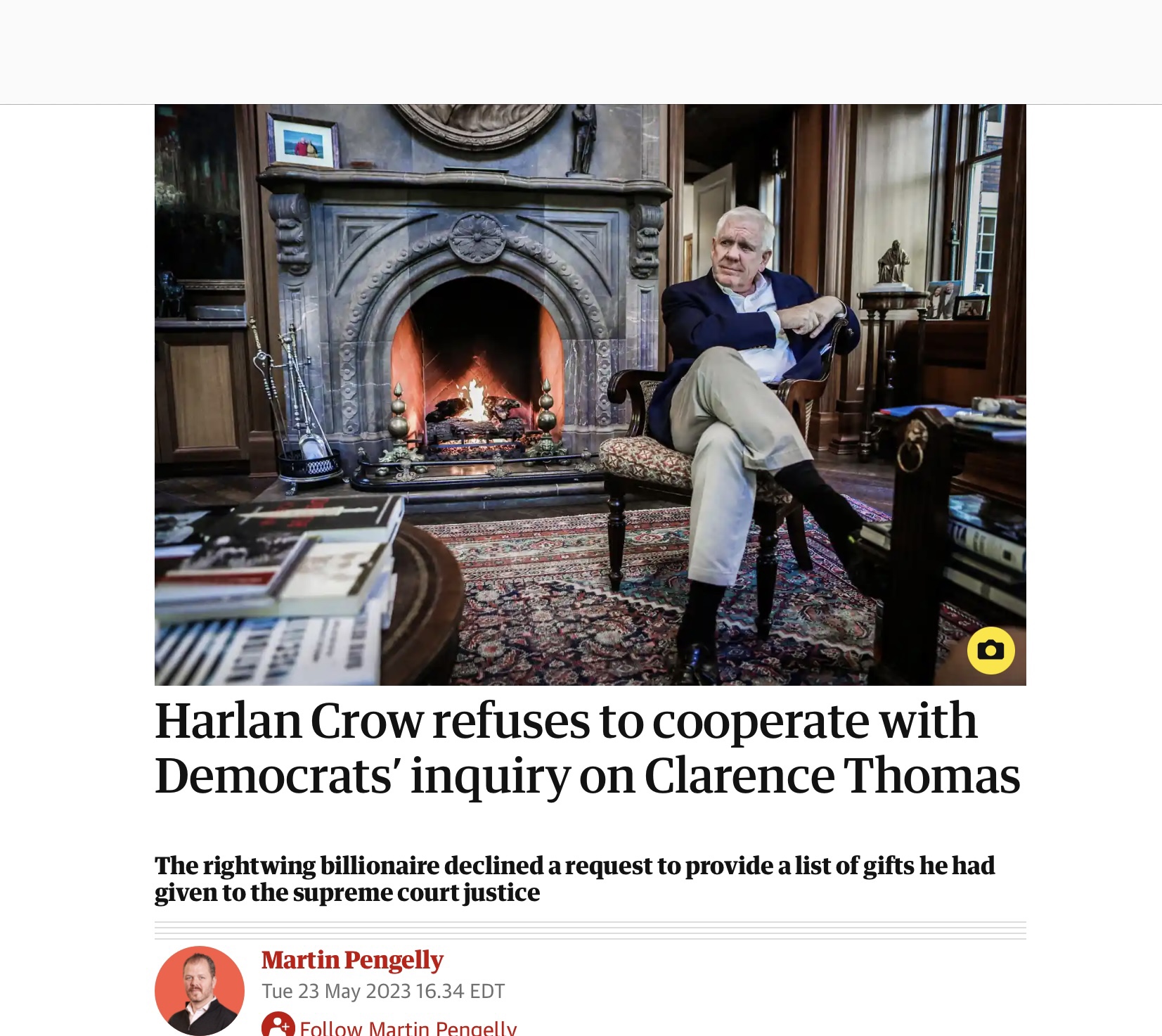 Harlan Crow and “Friend$hip,” Judicial Ethic$— The new Oxymorons ...